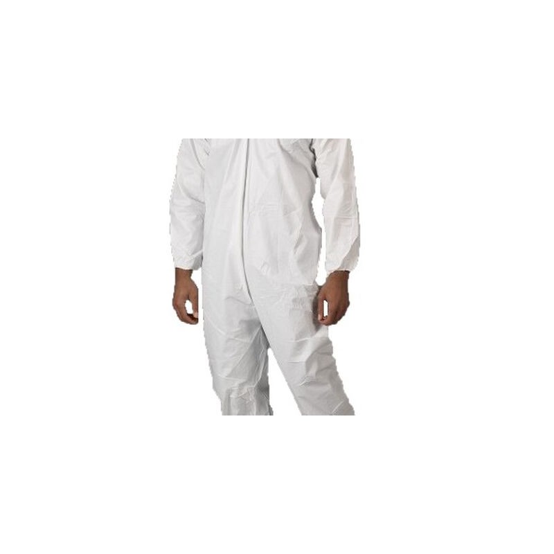 OVEROL LAKELAND MICROMAX BLANCO COSTURA COSIDA C/ELASTICO EN CAPUCHA ...